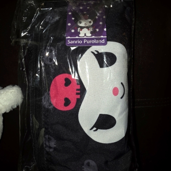Sanrio | Bags | Sanrio Kuromi Black And White Travel Bag With Pink ...